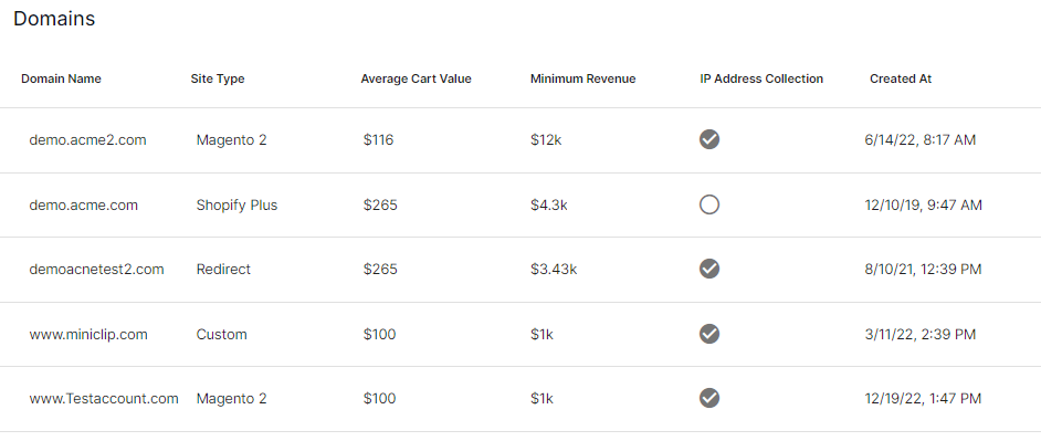Settings Screenshots – Noibu - Knowledge Base